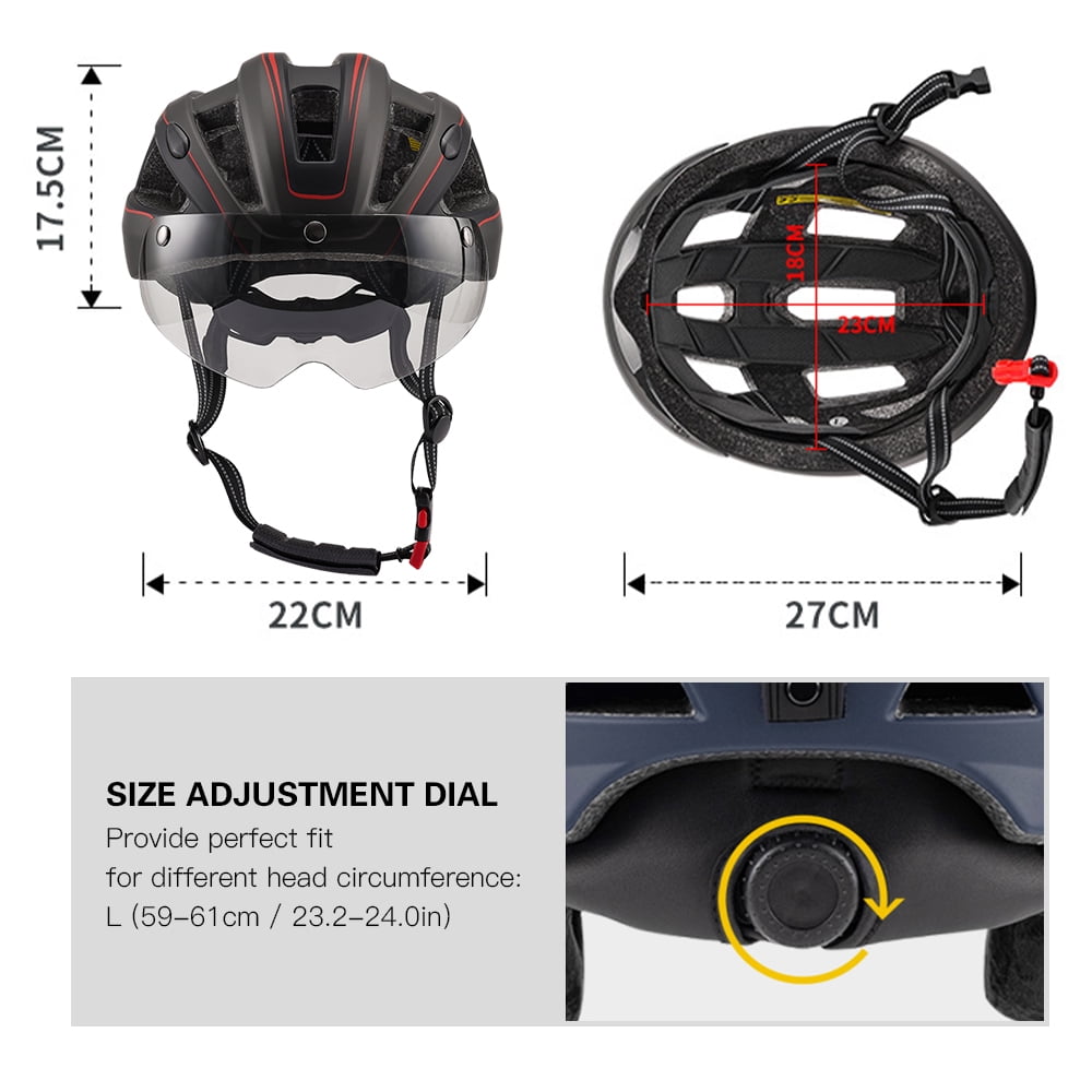 Safety headgear,Mountain Bike Helmet With And Rear Helmet Enhanced ...