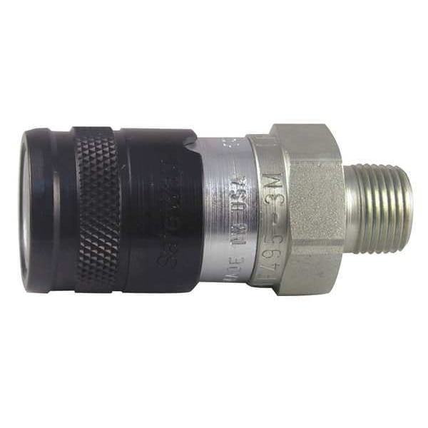 Safeway Hydraulics Quick Connect,Socket,3/8",3/8"-18 FF495-3M - Walmart.com