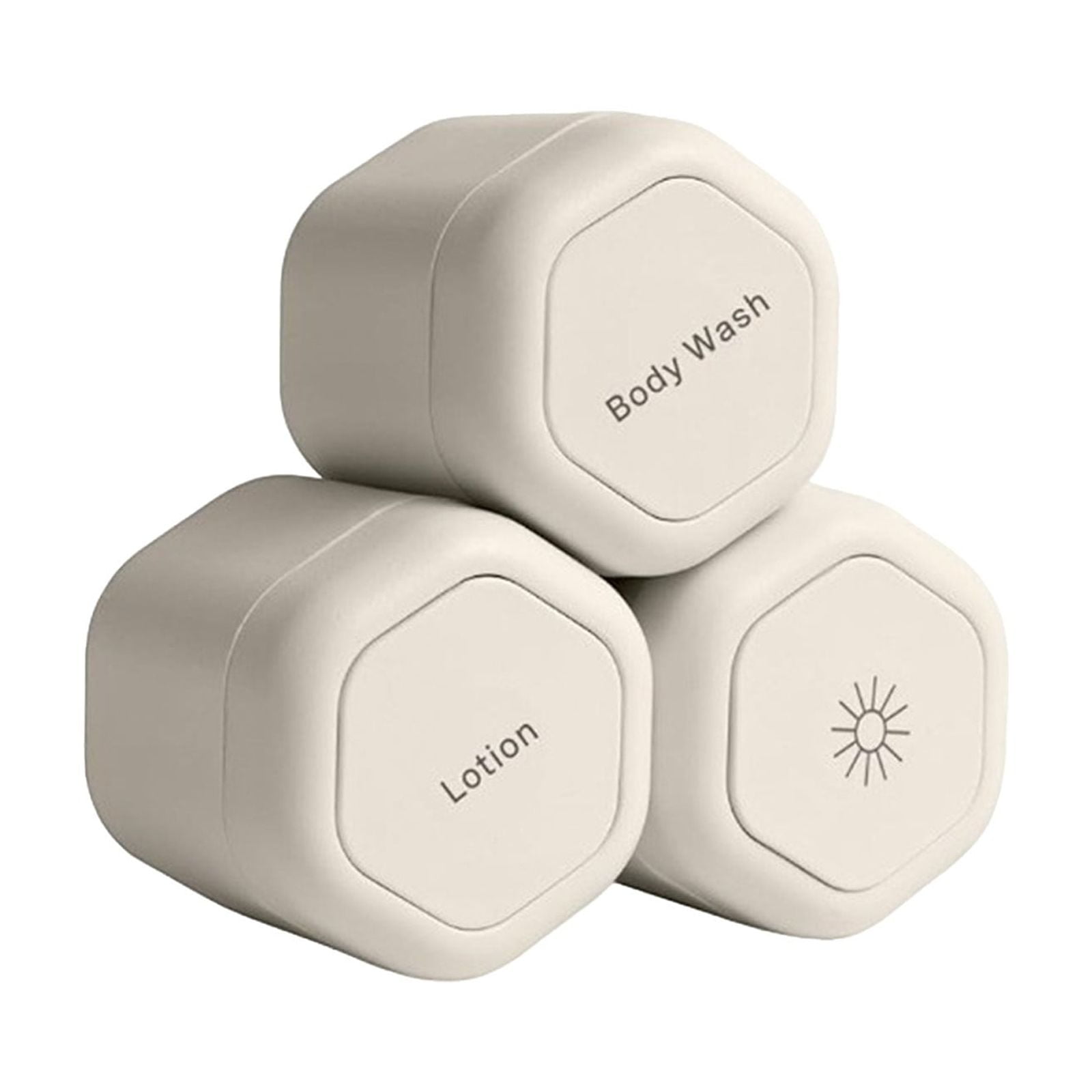 Safeydaddy 3 Capsules Travel Size Containers - Mini Makeup Containers ...