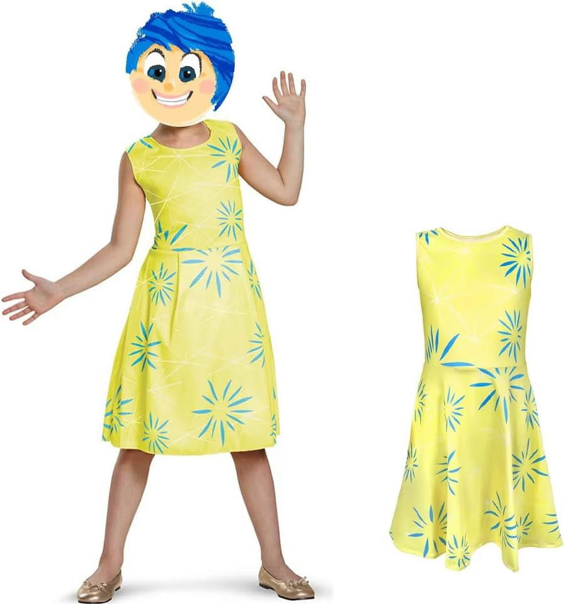 ZUITEH Inside Out 2 Movie Costumes Emotional Cartoon Character Joy ...