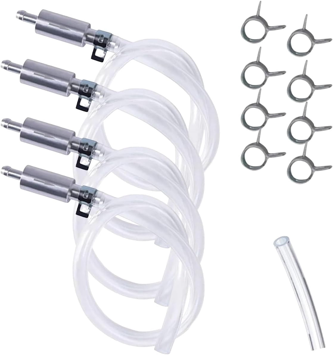 Safeydaddy Motorcycle Brake Bleeder Hose Kit with One-Way Check Valve ...