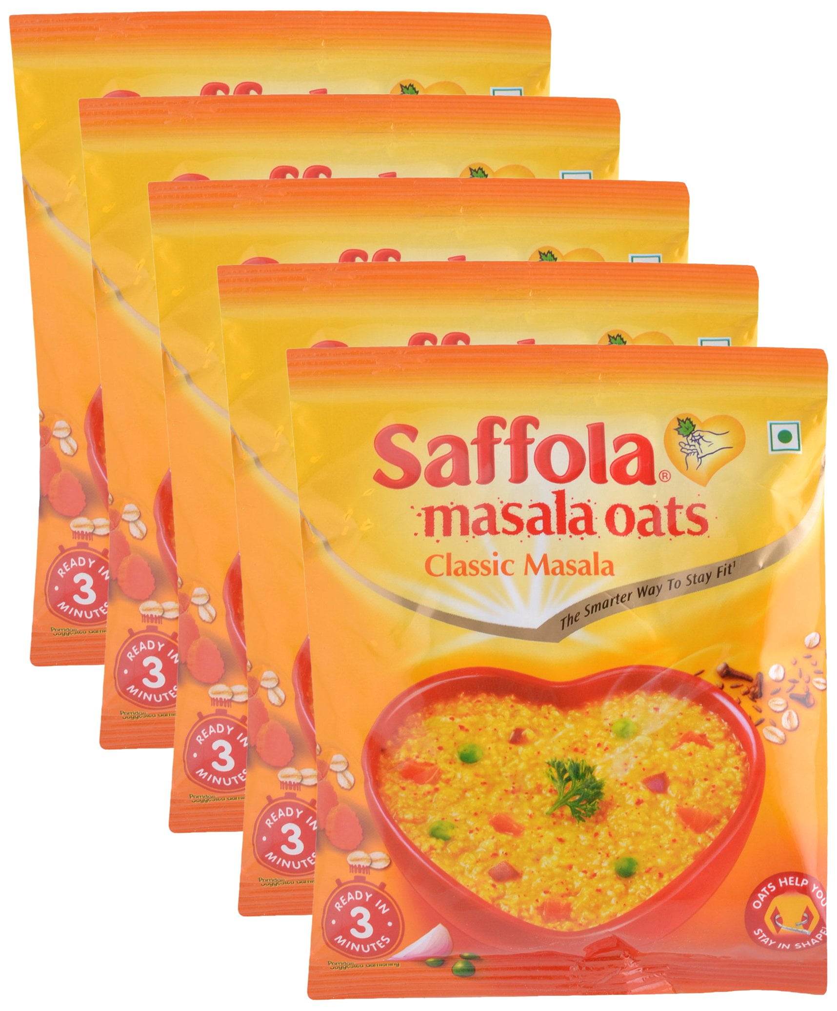 Saffola Oats Saffola Masala STF9 Oats - Classic Masala- 39 Grams - (1. ...