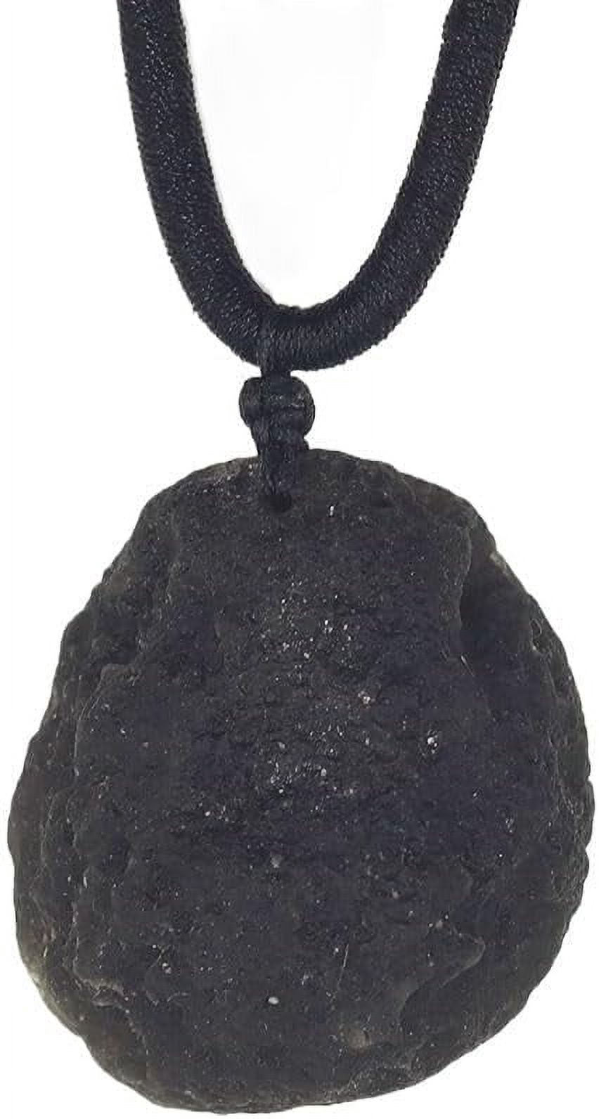 Saffordite Aka Cintamani Stone Necklace,Genuine Rough Arizona Obsidian ...