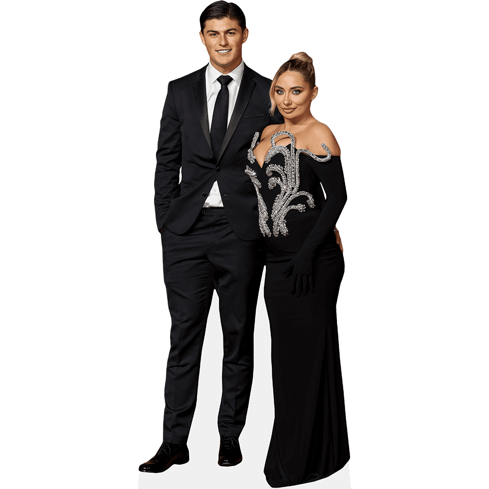 Saffron Barker And Louis Rees-Zammit (Duo) Mini Celebrity Cutout ...