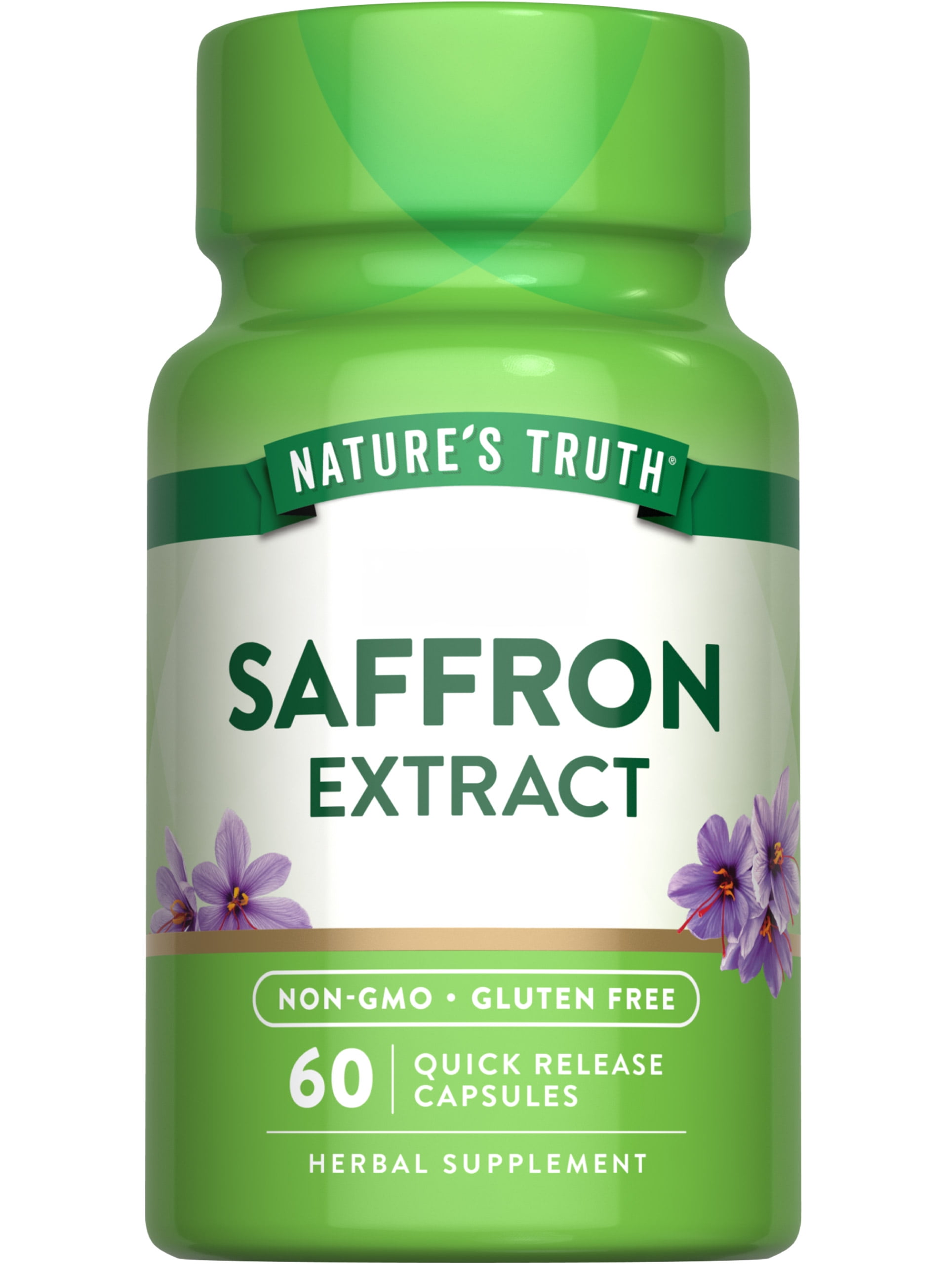 Saffron Extract Capsules | 60 Count | for Men and Women | by Nature's ...