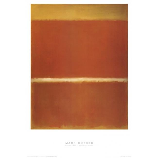 Saffron Poster Print by Mark Rothko - 24 x 36 in. - Walmart.com