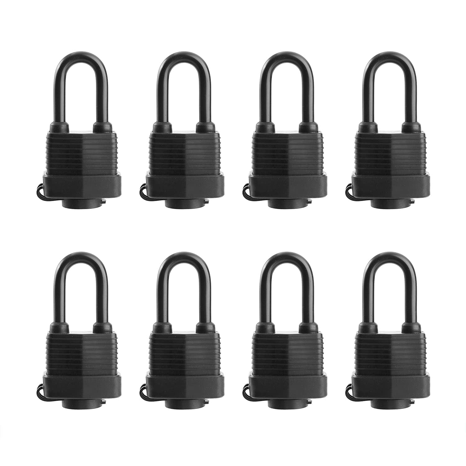 SafiSwords Waterproof Padlocks Keyed Alike for Outdoor use, Covered ...