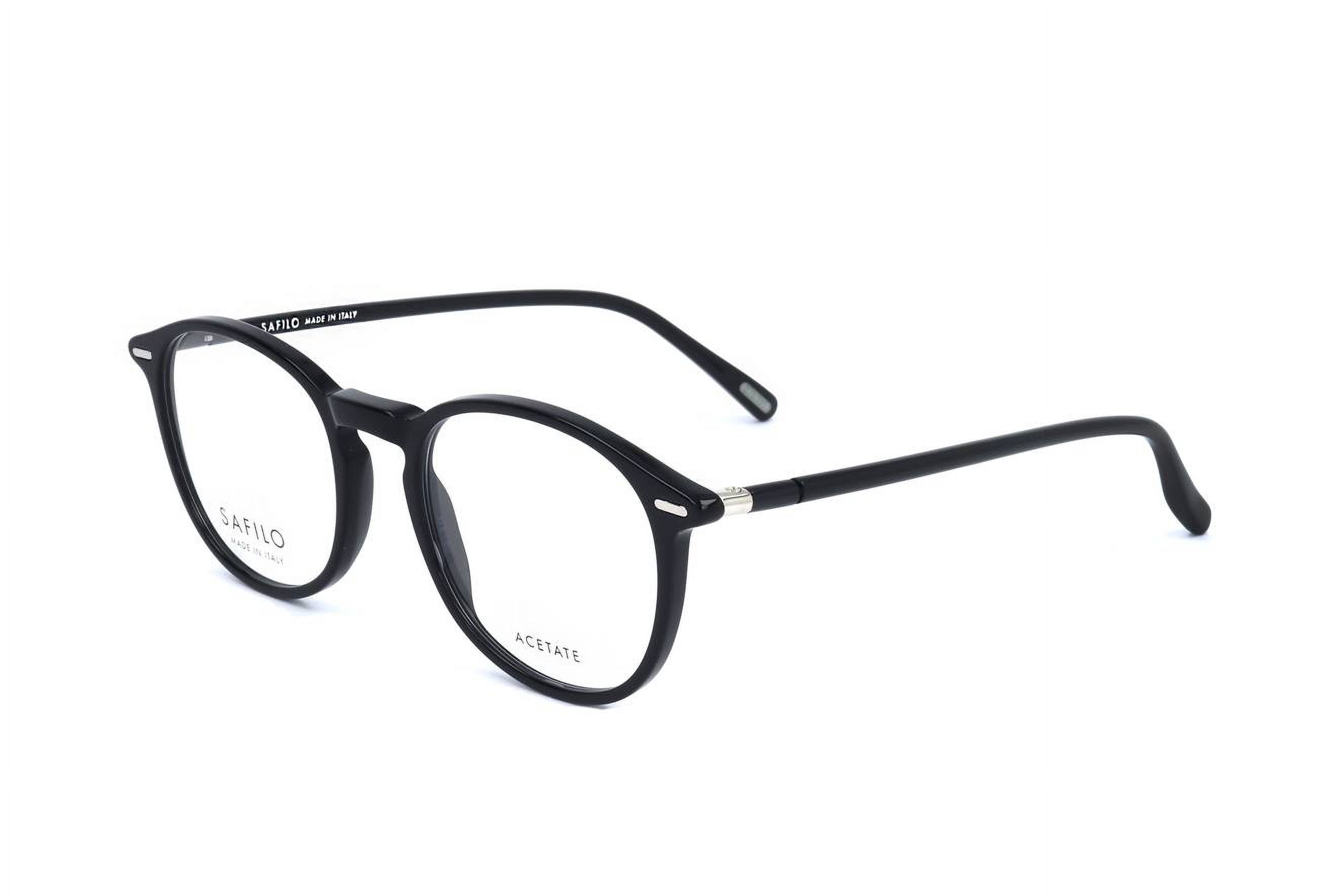 Safilo eyeglasses RIVETTO 01 MAN 49/20/145 807 BLACK - Walmart.com