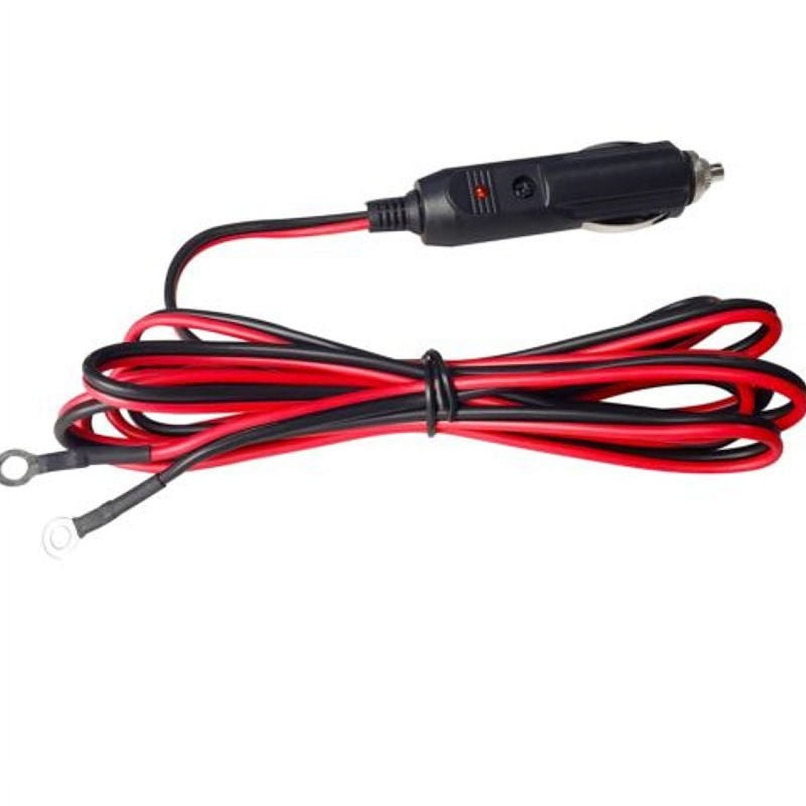 Safini Power Supply Cord Heavy Duty 15A Male Plug Cigarette Lighter ...