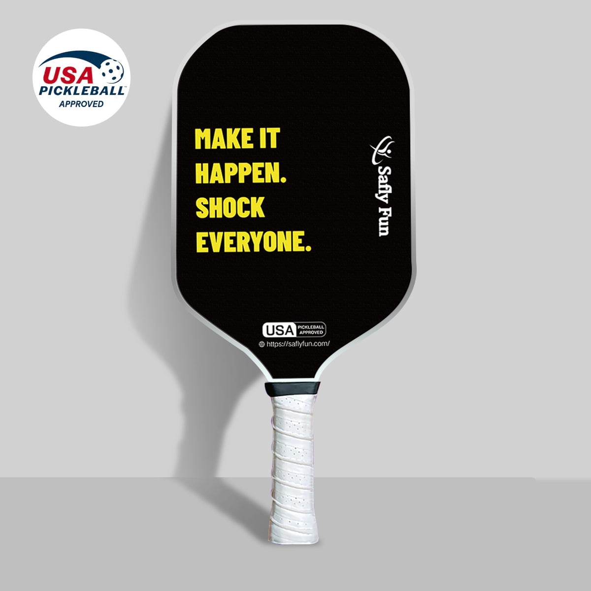 Safly Fun Pickleball Paddles Set of 2 - USAPA Certified - SHOCK ...