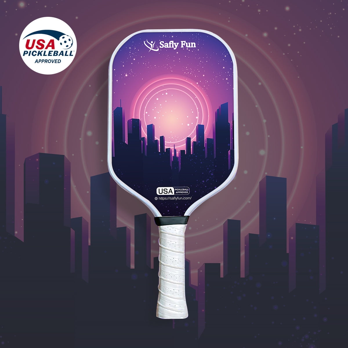 Safly Fun Pickleball Paddles Set of 2 - USAPA Certified - Urban Echoes ...