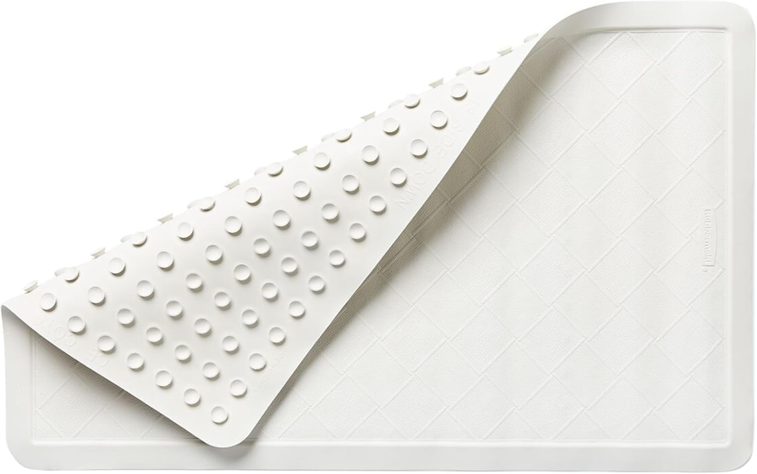 Safti-Grip Bath Mat, Medium, White, Suction-Backed, Non-Slip for ...