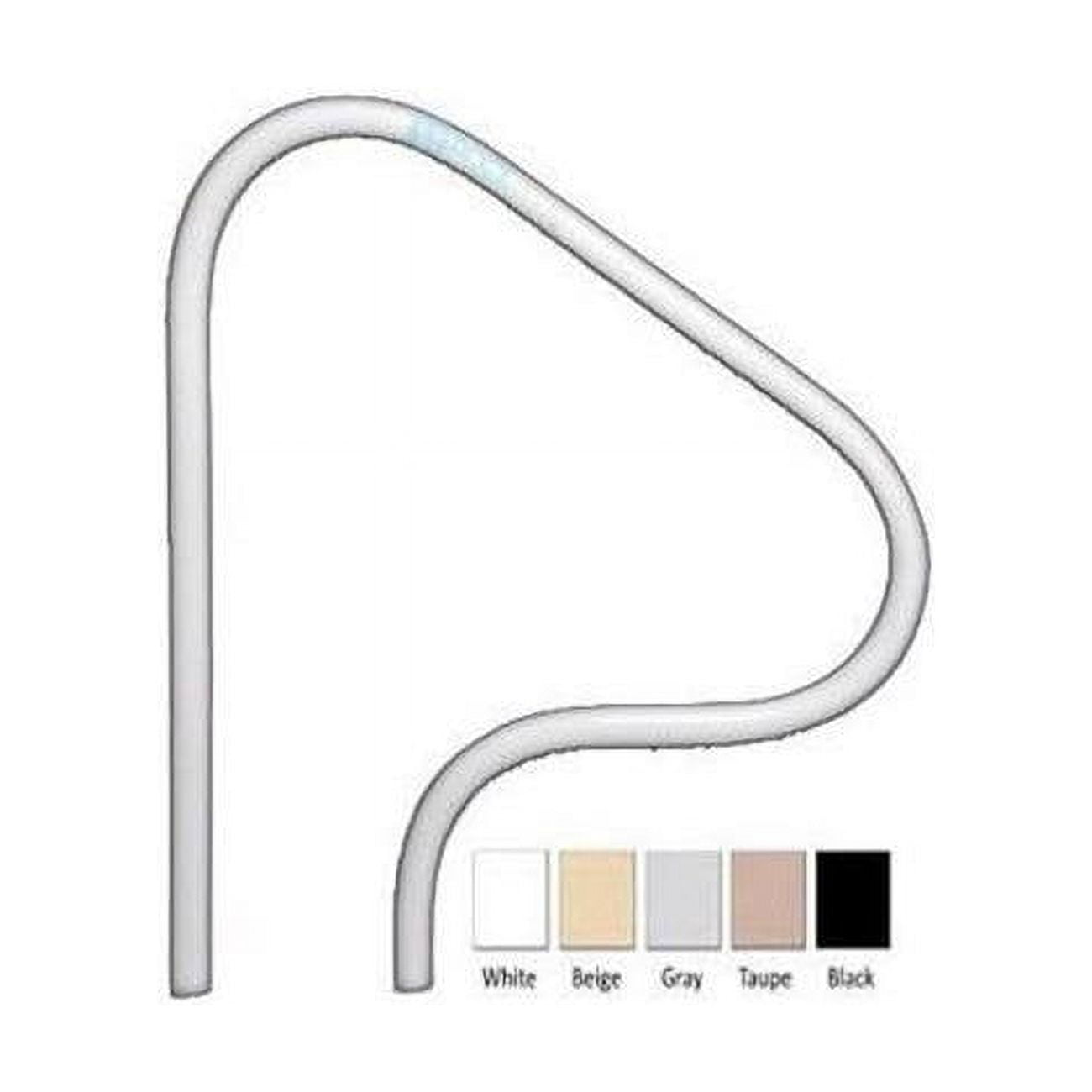 Saftron Pool Rails P-326-RTD-GG 26 in. 3 Bend Return-to-Deck Handrail ...