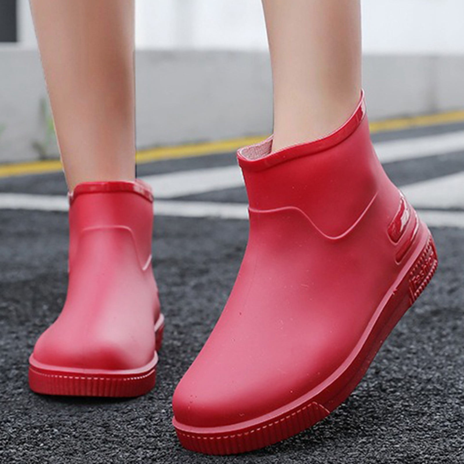 Safufu Women's Rain Shoes Year Round Comfort With Flip Flop Design Classic Style Ideal For ...