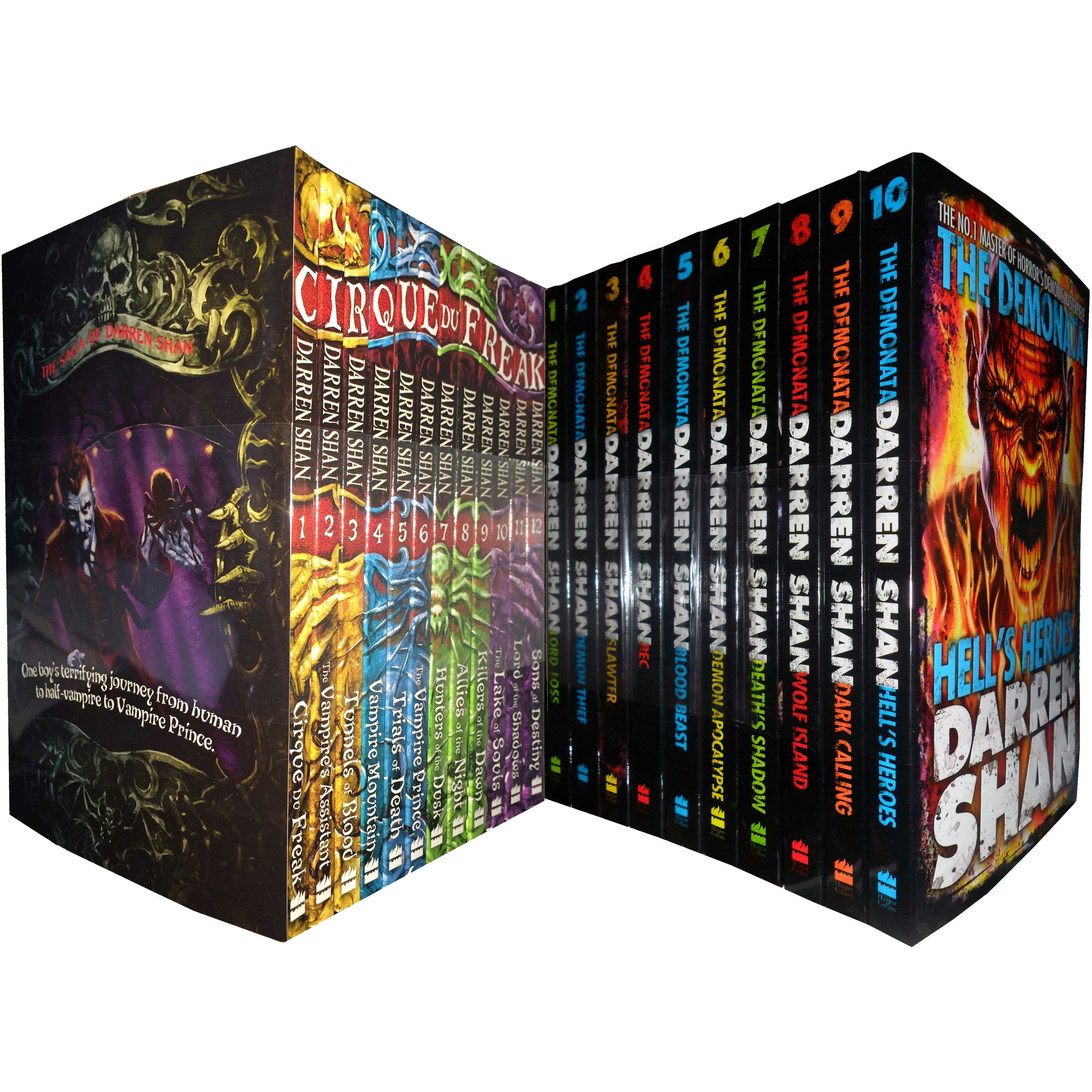 Saga Of Darren Shan Series Collection 22 Books Set Demonata Cirque Du ...
