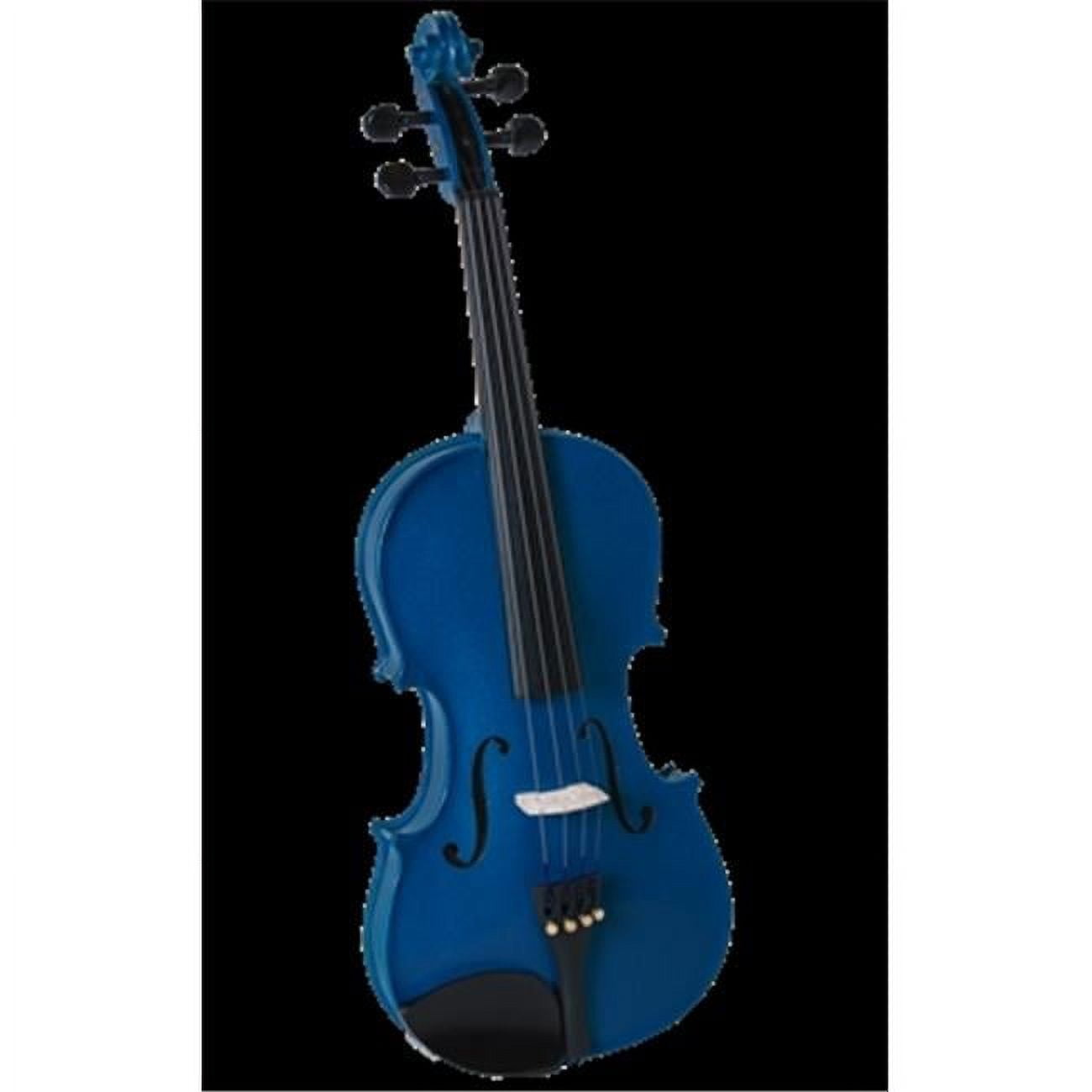 Saga SV-130BU Cremona Premier Novice Violin Outfit - Sparkle Blue- 4-4 ...