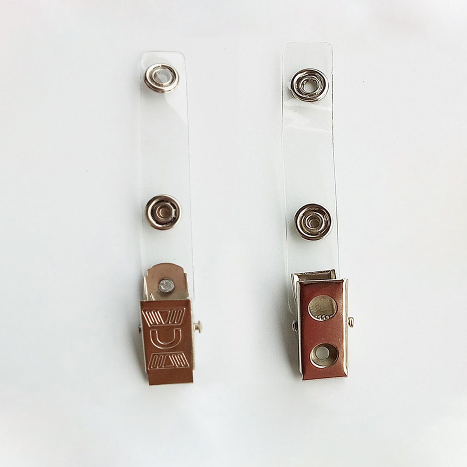 SagaSave 1/5/10/20Pcs Metal ID Card Clip Badge ID Holder Clips for Name ...