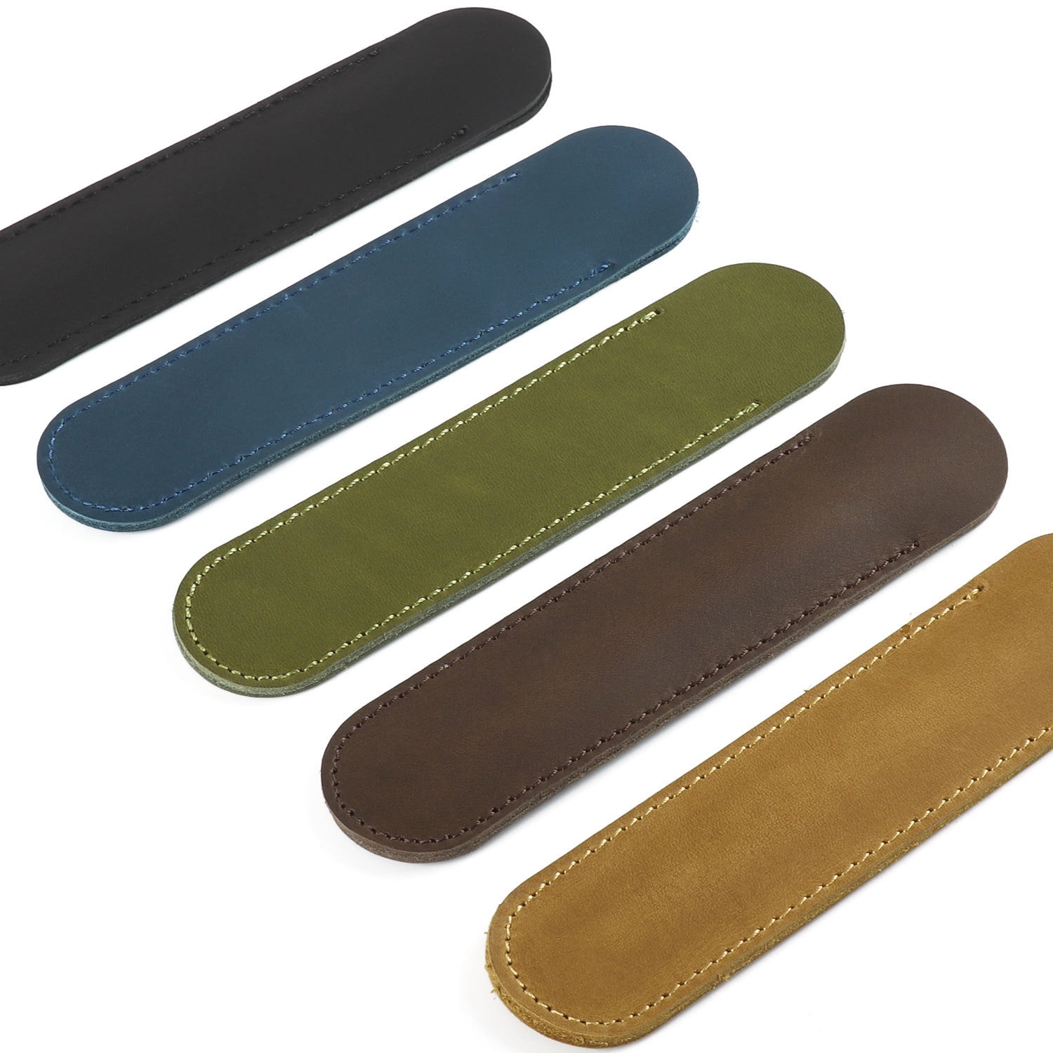 SagaSave 15cm Leather Pen Case Bag Pouch Protector Fountain Pen ...