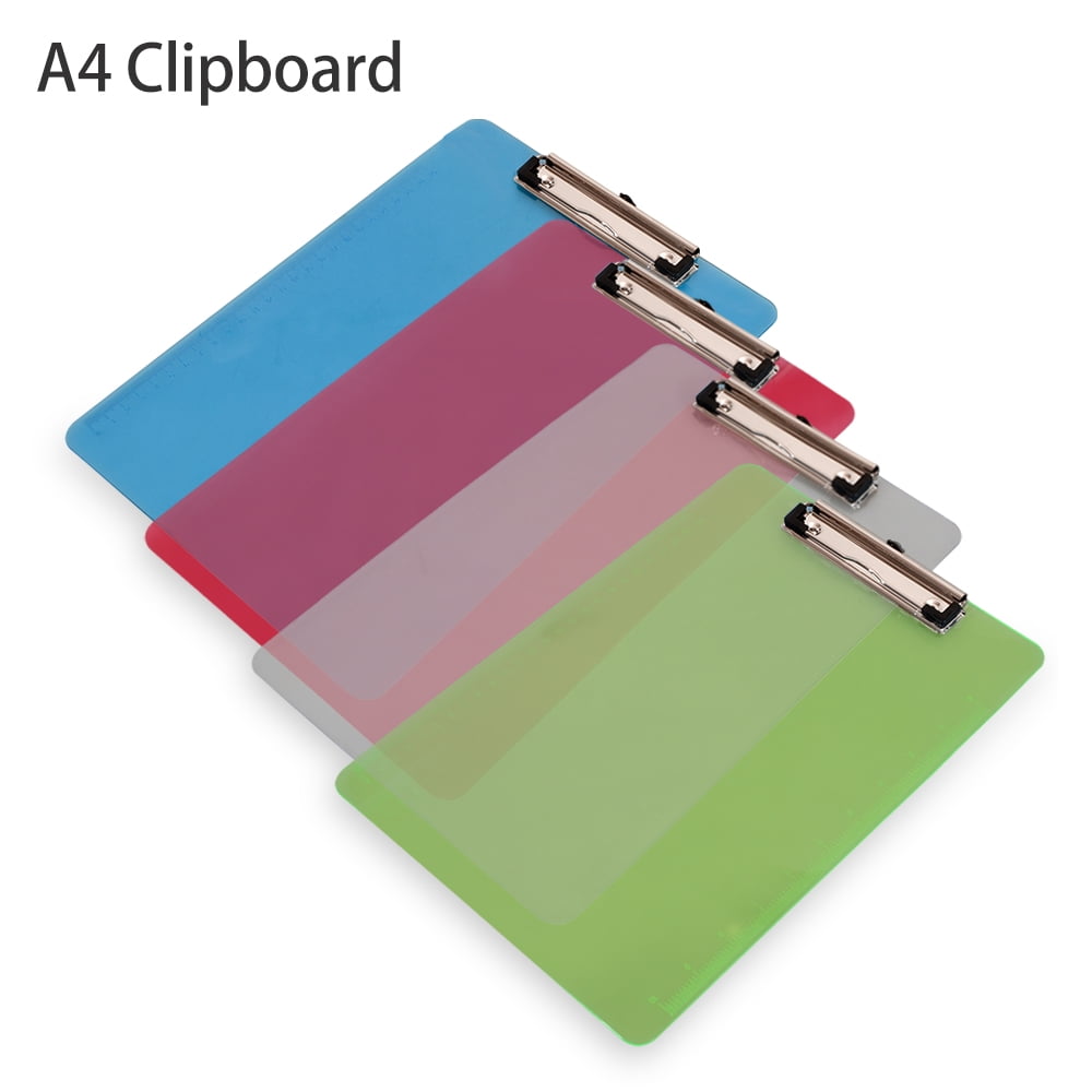 SagaSave A4 Paper Clipboard Hardboard Document Filing Storage Plastic ...