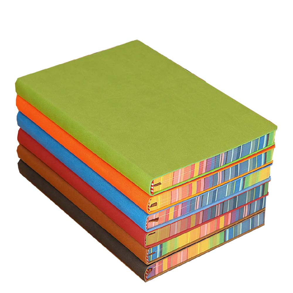 SagaSave A5/B5 PU Leather Colorful Notebook Journals for Writing Diary ...