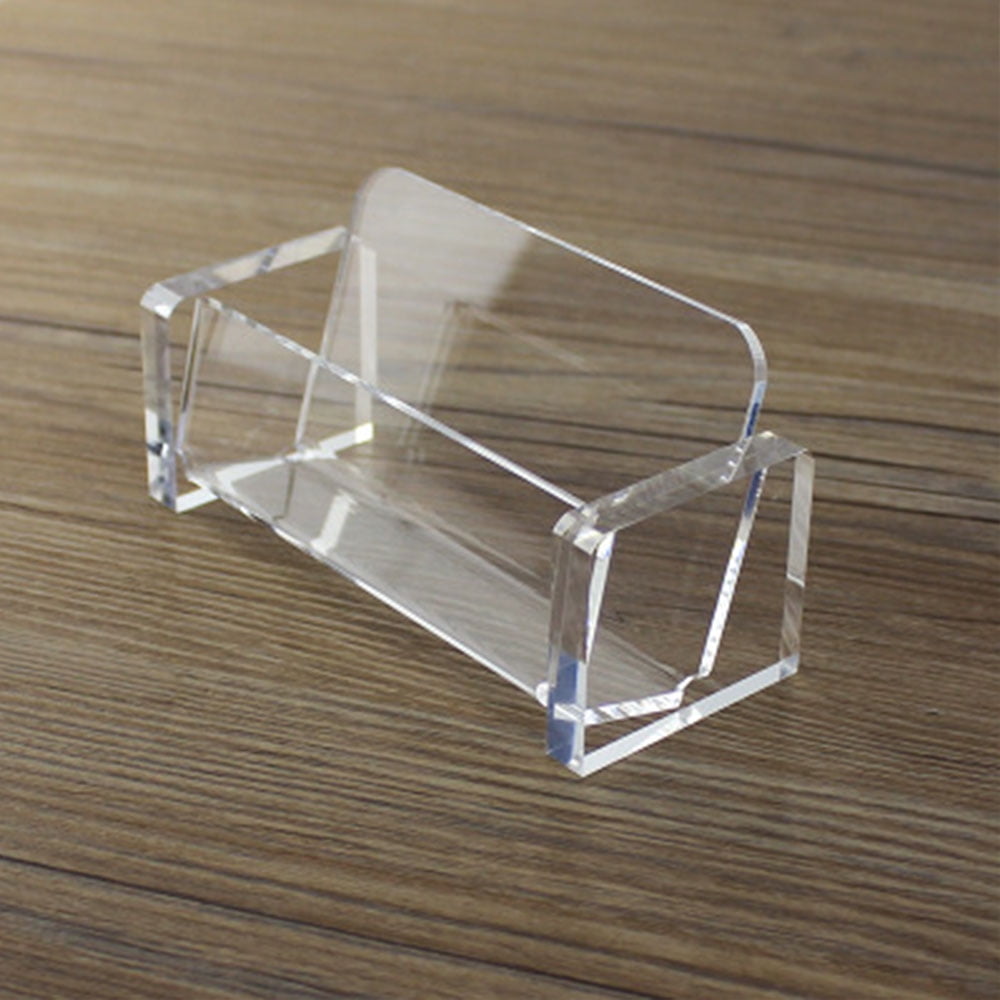 SagaSave Acrylic Business Card Stand Business Name Card Display Double ...