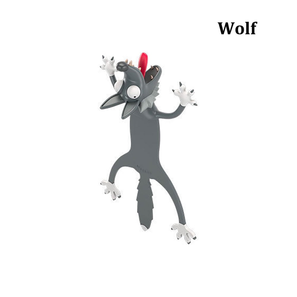 SagaSave Animal Bookmark 3D Cartoon Bookmark Book Decoration Office ...