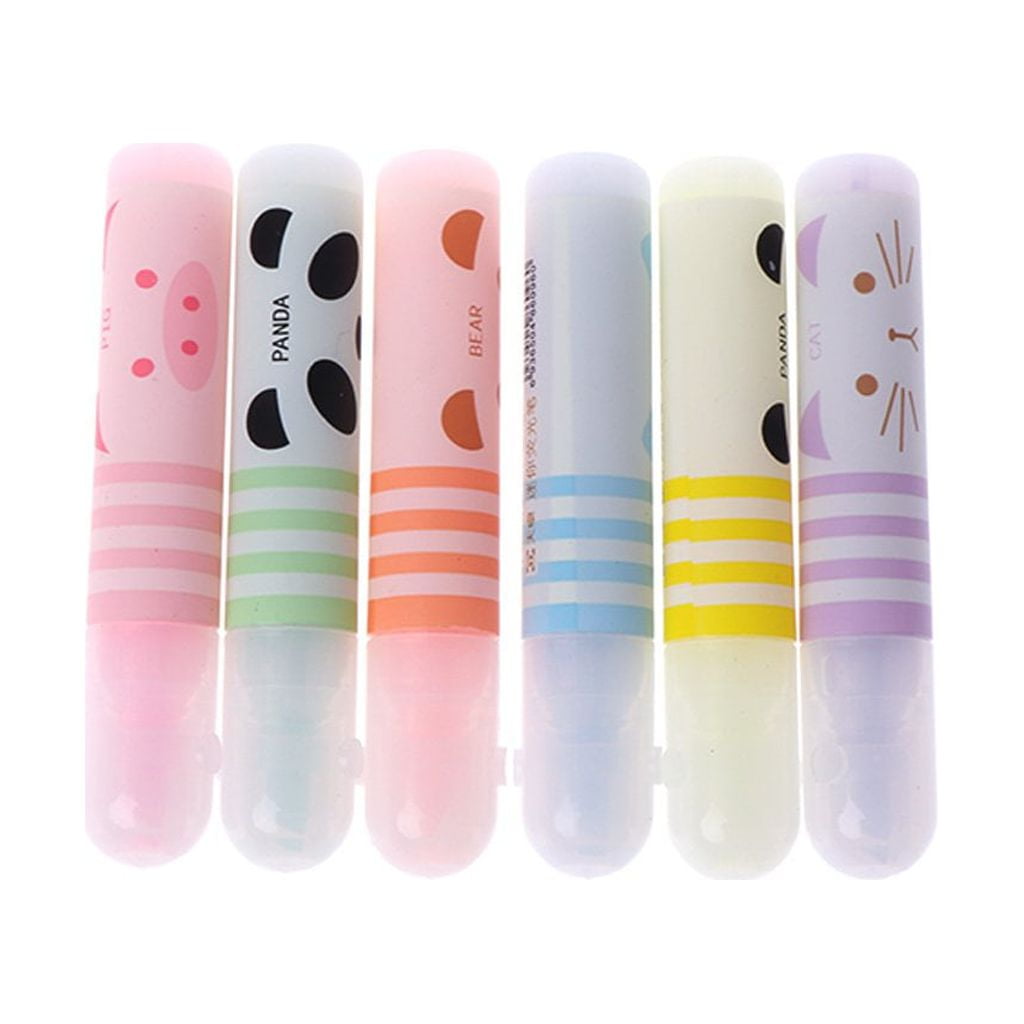 SagaSave Plastic Mini Highlighter Set Marker Pen Fluorescent Pen Farm ...