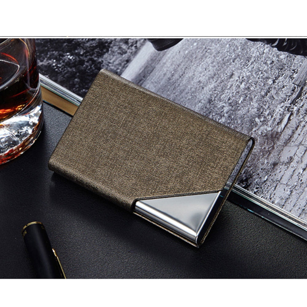 SagaSave Portable Business Card Holder Name Cards Case for 10-15 Cards ...