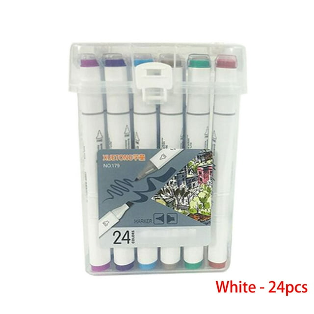 SagaSave Premium Double Heads Marker Pen Set Writing Drawing Paint ...
