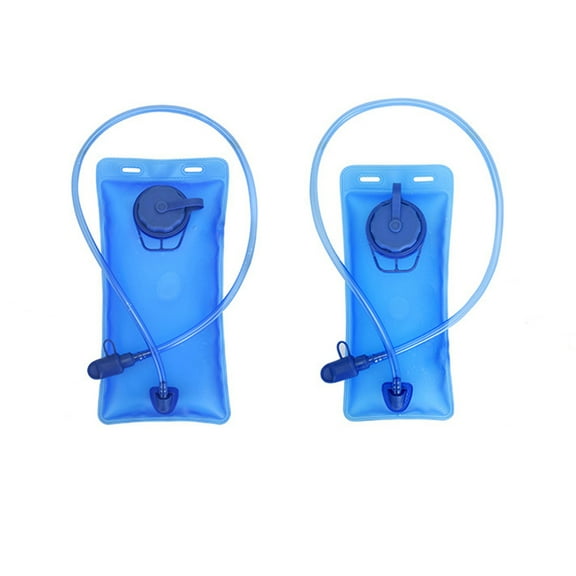 2L Blue Folding Water Bladder, Portable Hydration Bag, Leak-Proof ...