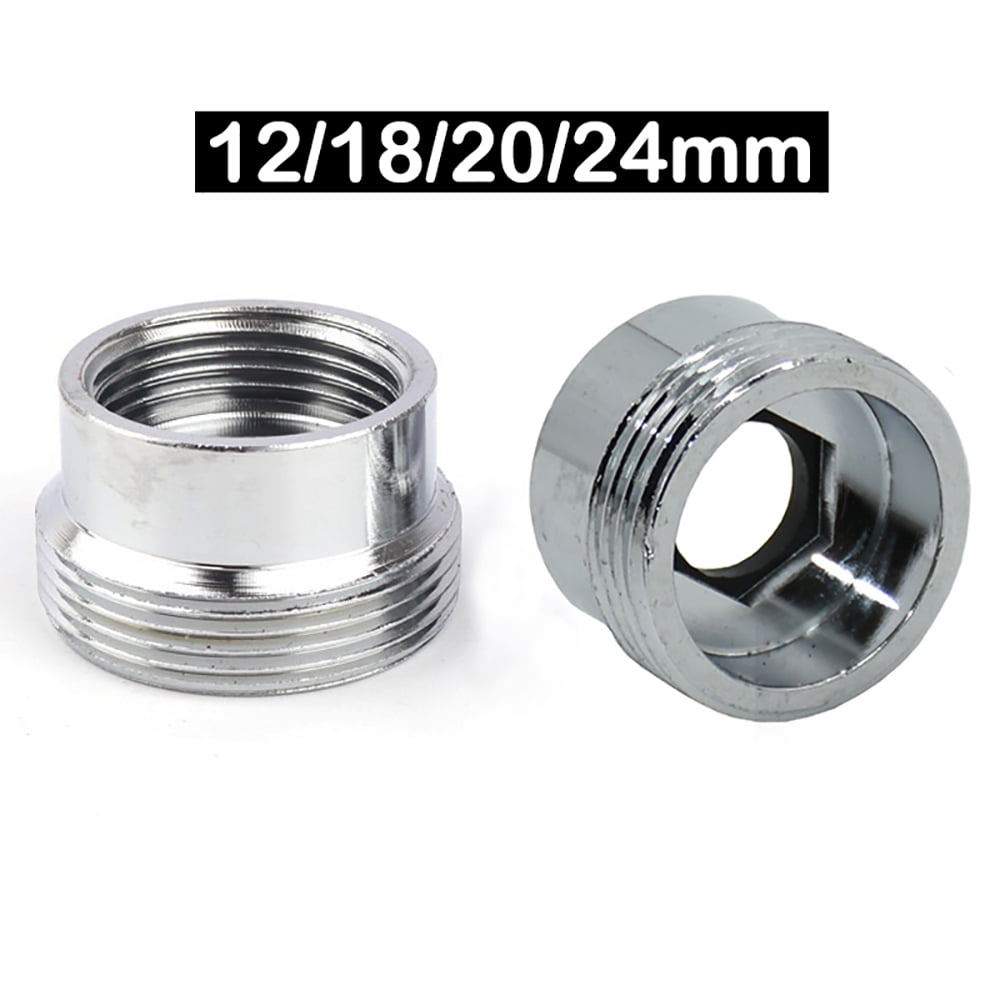SagaSave Thread Adapter Silver Water Tap Adapter Water Saving Kitchen ...