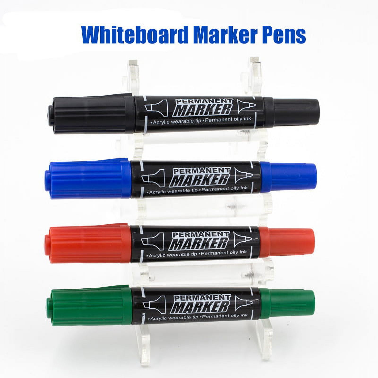 SagaSave White Board Marker Pen Double Tipped Ended Pens for Classroom ...