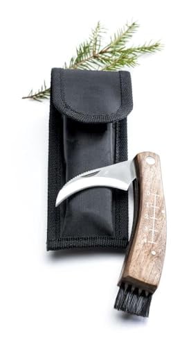 Sagaform Forest Mushroom/Truffle Knife with Canvas Case,Brown - Walmart.com