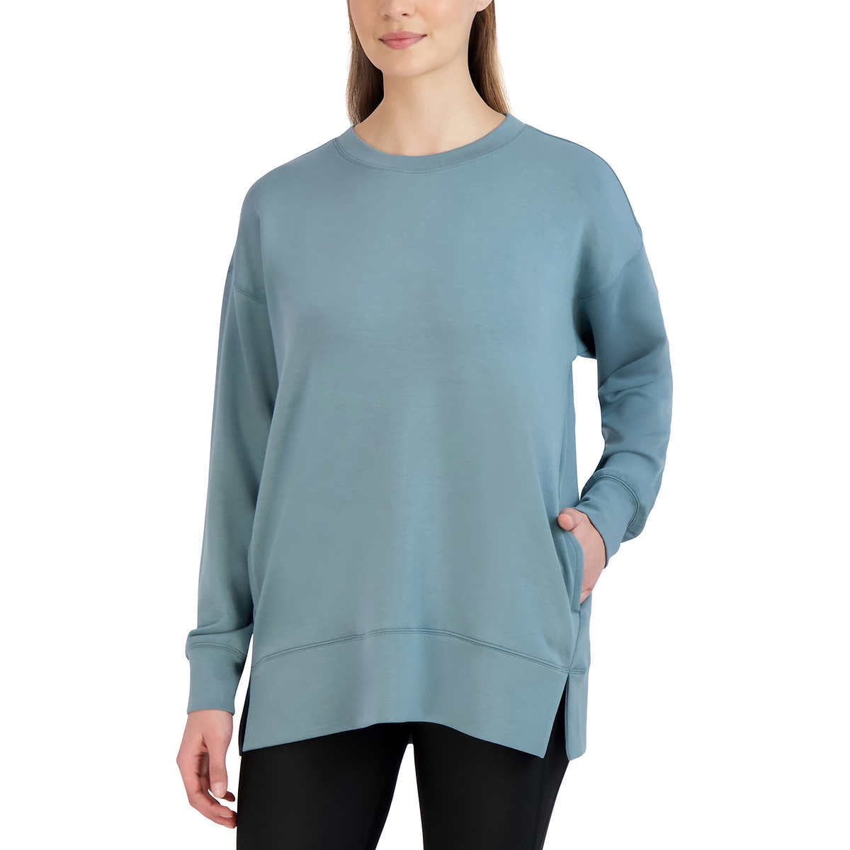 Sage Collective Women Super Soft Tunic Top with Side Pockets Size: M ...