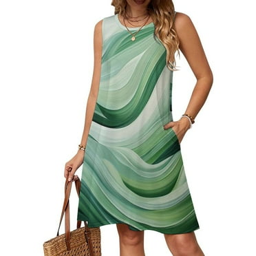 Abstract Colorful Midcentury Modern Art Spring Summer Dresses For Women ...