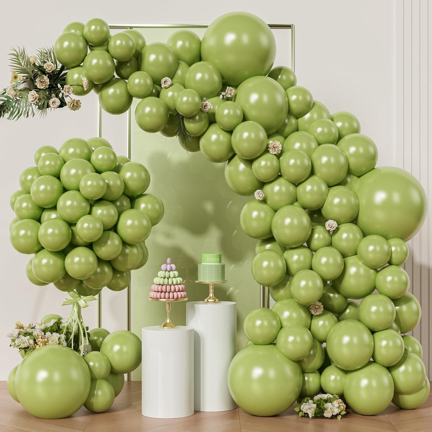 Sage Green Balloon Garland