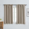 Sage Green Blackout Curtains for Bedroom 63 Inch Length 2 Panels Set ...