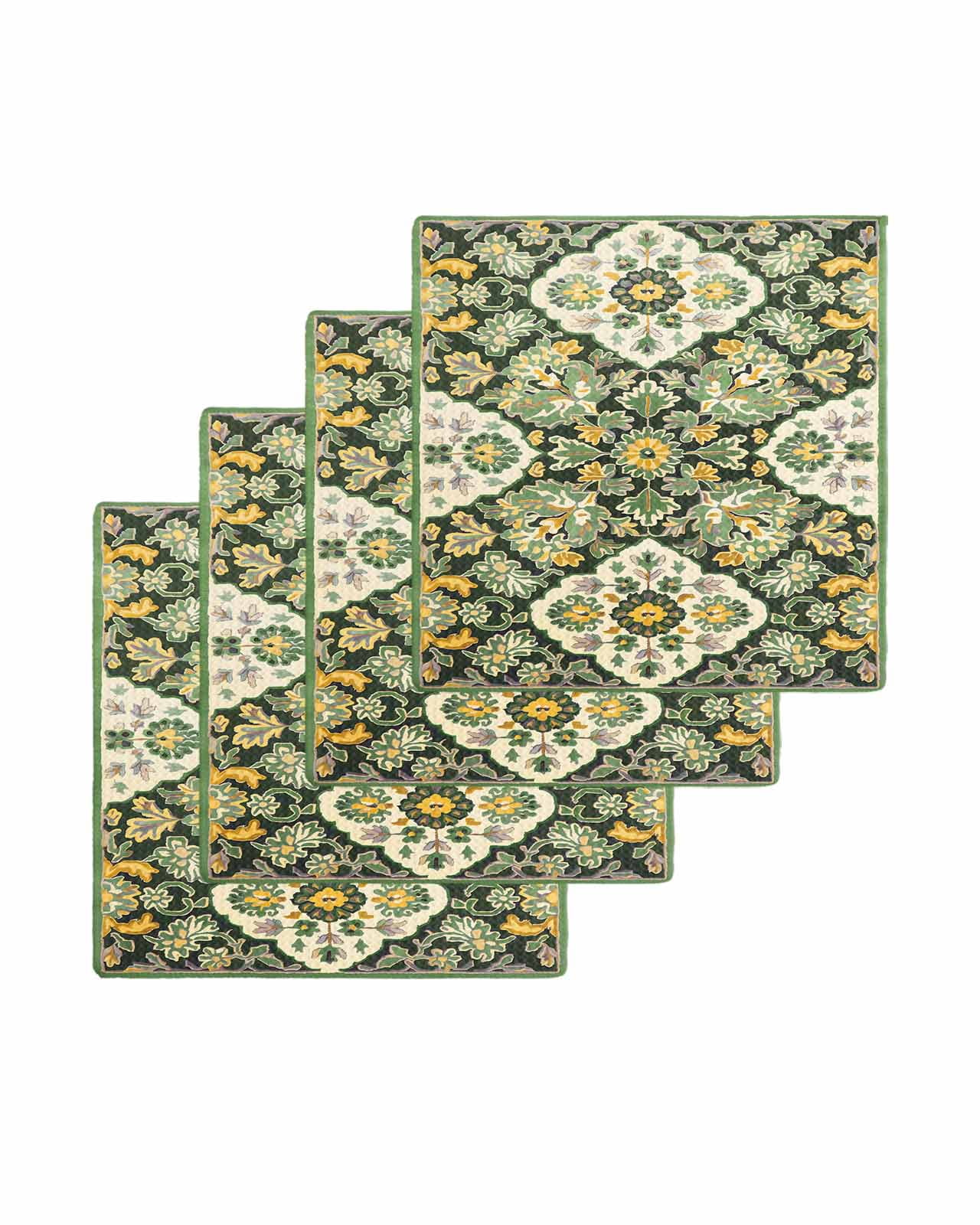 Sage Green Boho Kitchen Dish Towels for Drying Dishes Set of 4, Rustic Southwest Plants Motifs ...