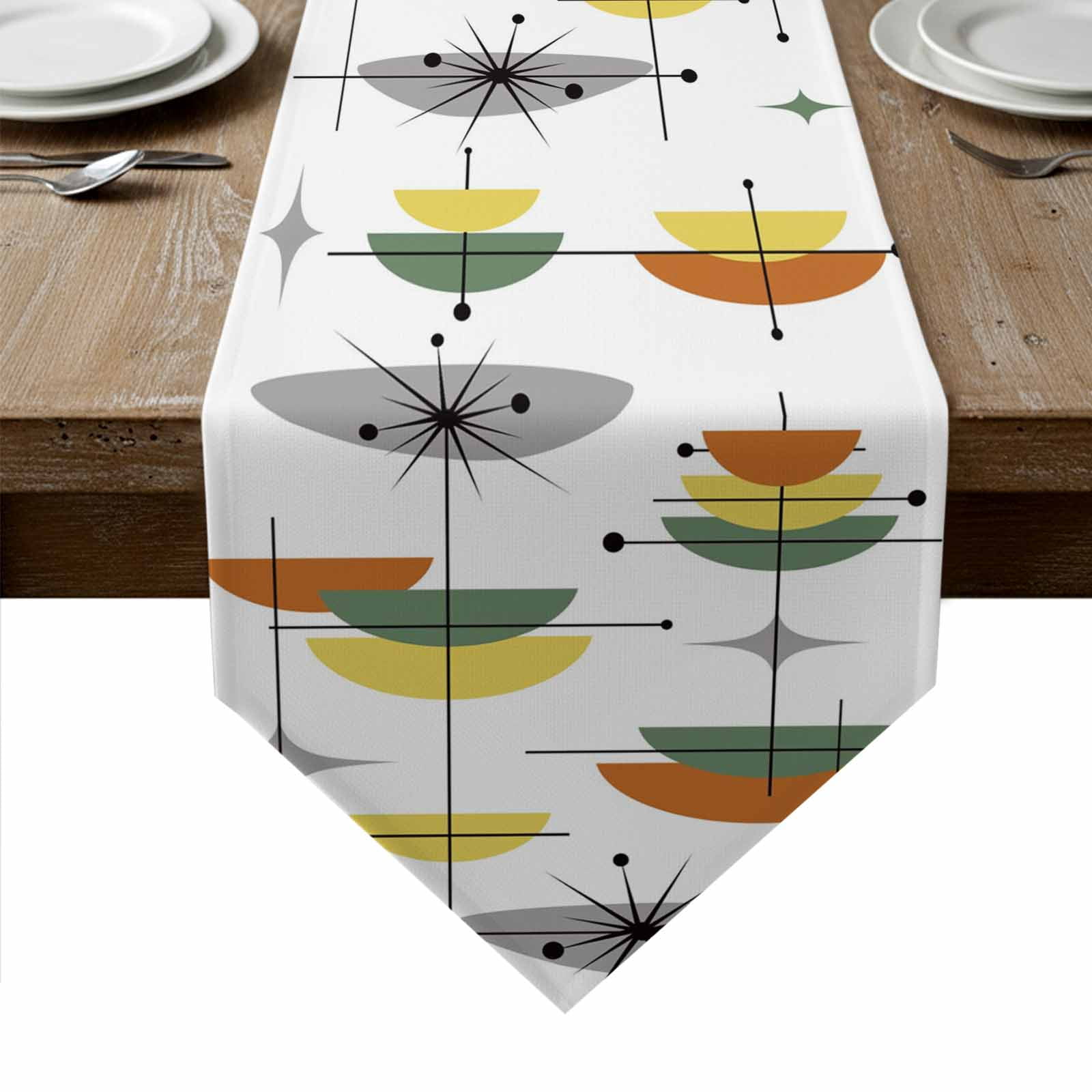 Sage Green Boho Table Runner Linen Burlap Table Runner 72 Inches Long ...