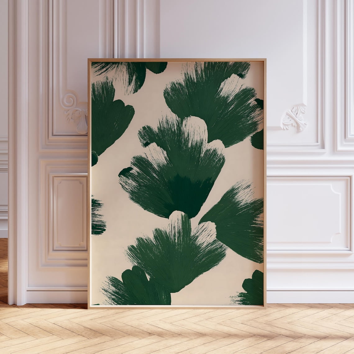 Sage Green Botanical Modern Wall Art, Minimalist Poster, Sage Green ...