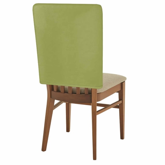 Sage Green Chair Back Covers Set of 6 Olive Removable Dining Chair ...