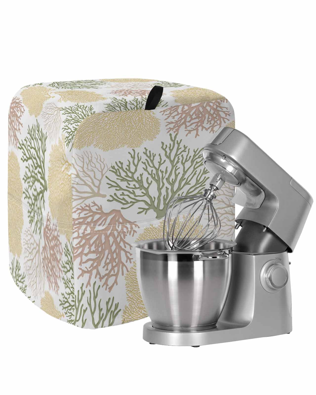 Sage Green Coastal Stand Mixer Dust Cover with Storage Pocket & Handles ...