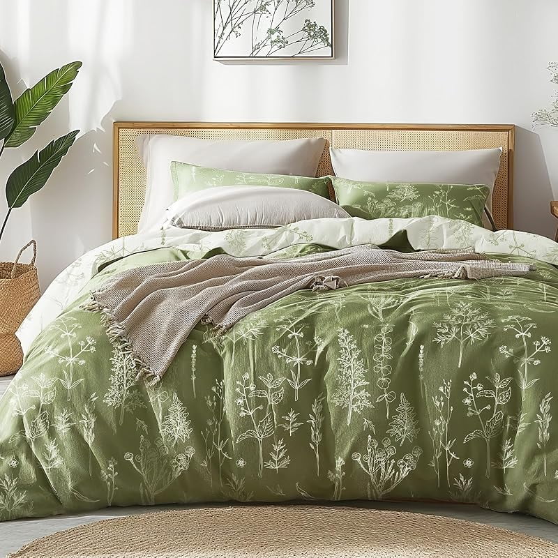 Sage Green Comforter Set Queen - Queen Size Comforter Set, 3 Pieces ...