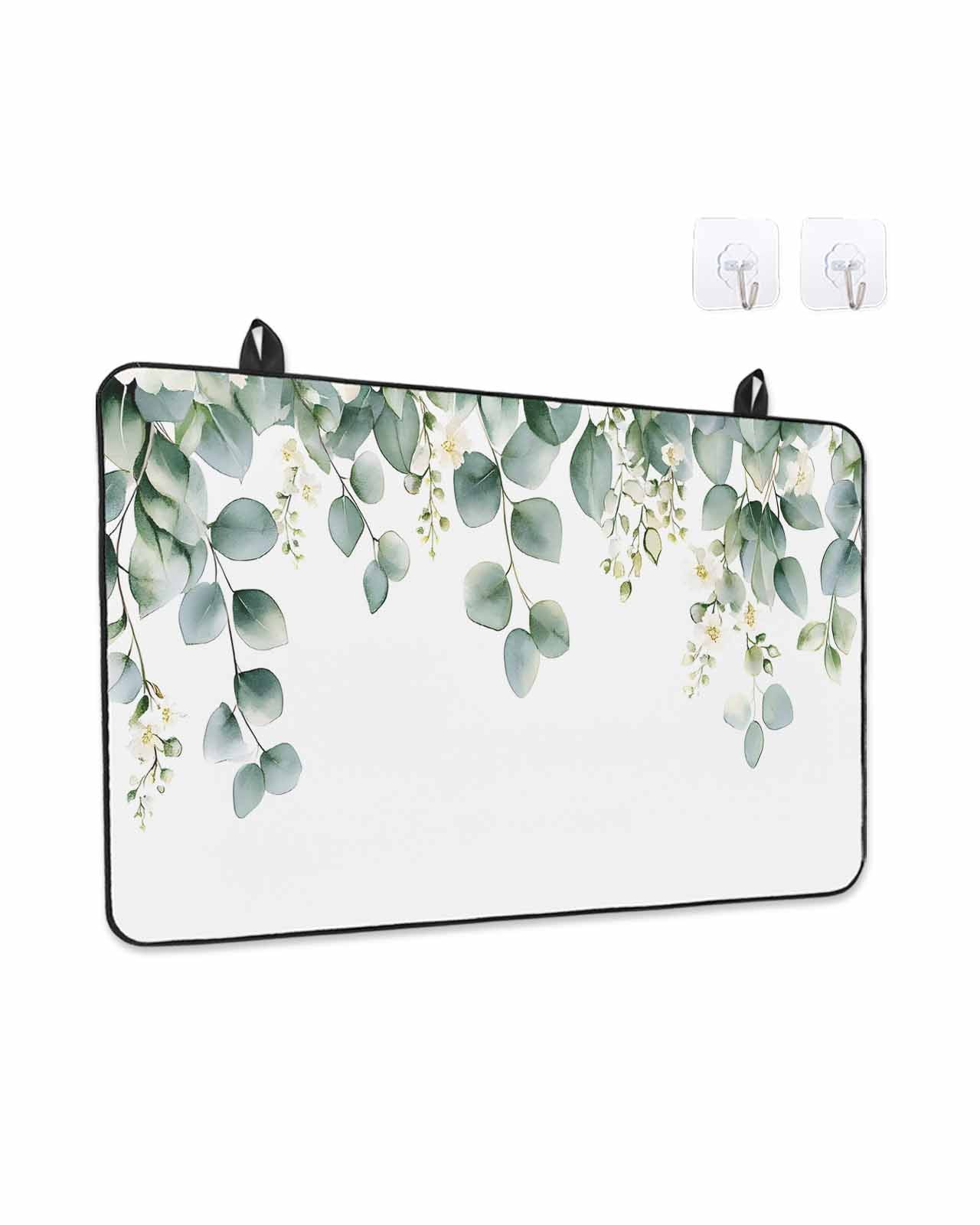 Sage Green Eucalyptus Leaves Stove Top Covers for Electric Stove ...