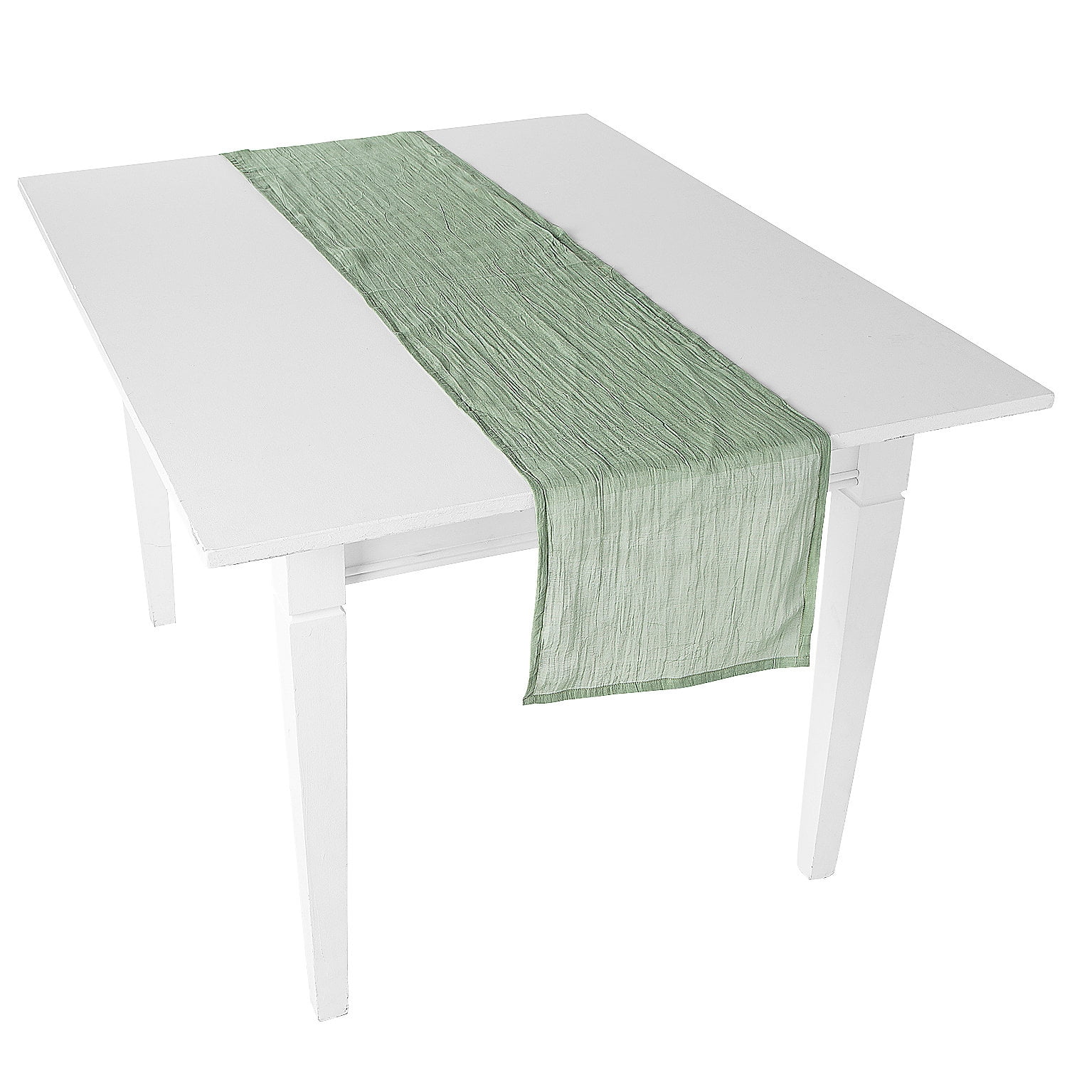 Sage Green Gauze Table Runners - 3 pieces - Walmart.com