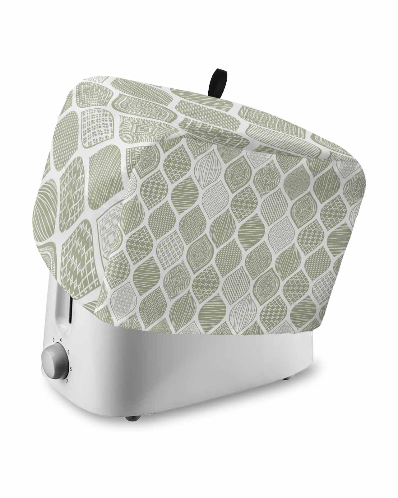 Sage Green Geometric Small Toaster Cover 2 Slice, Kitchen Appliance ...