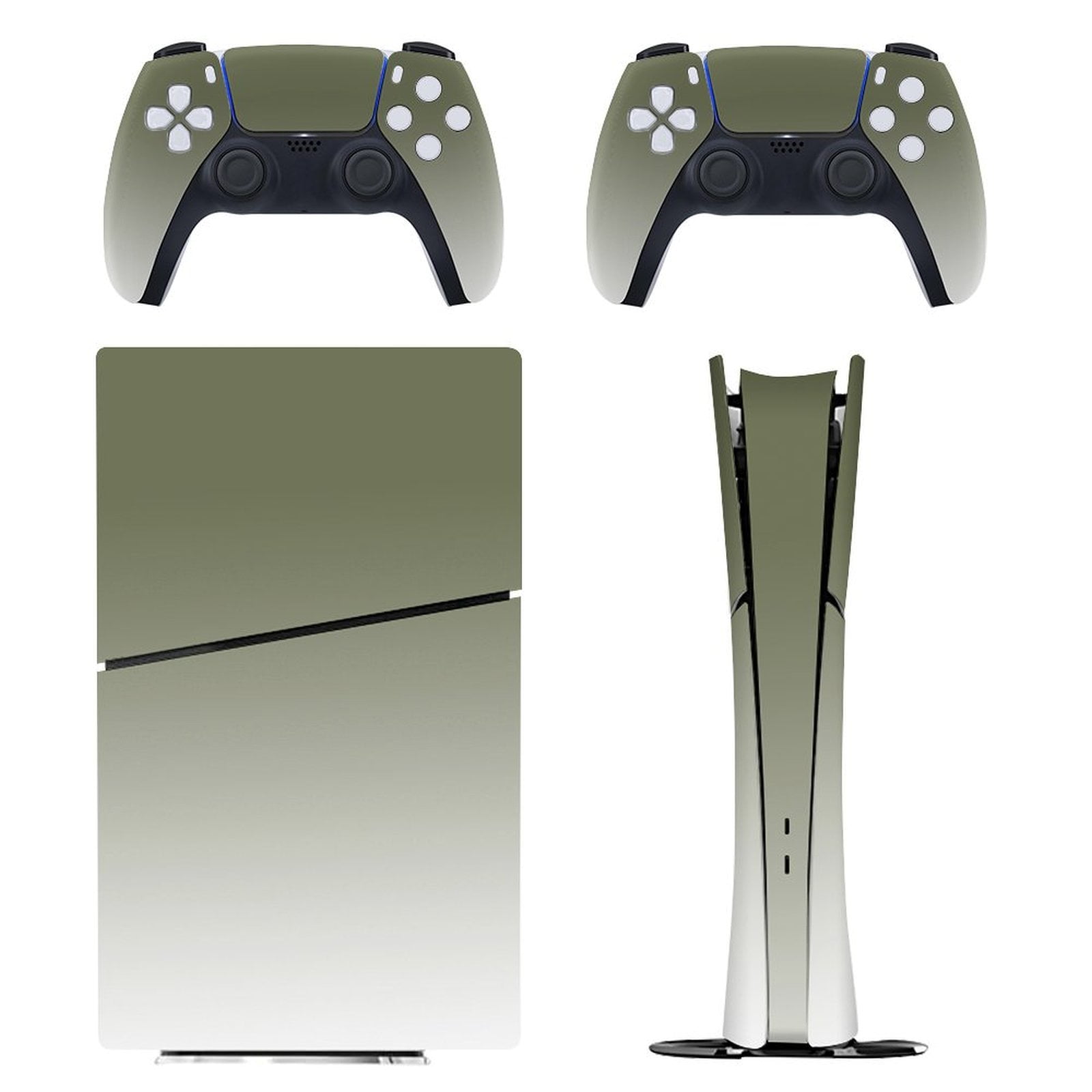 Sage Green Gradient PS5/PS5 Pro/PS5 Slim Digital Disc Skin Sticker For ...