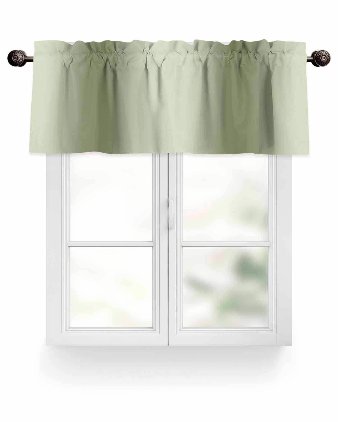 Sage Green Gradient Valances for Windows Abstract Texture Modern Simple ...