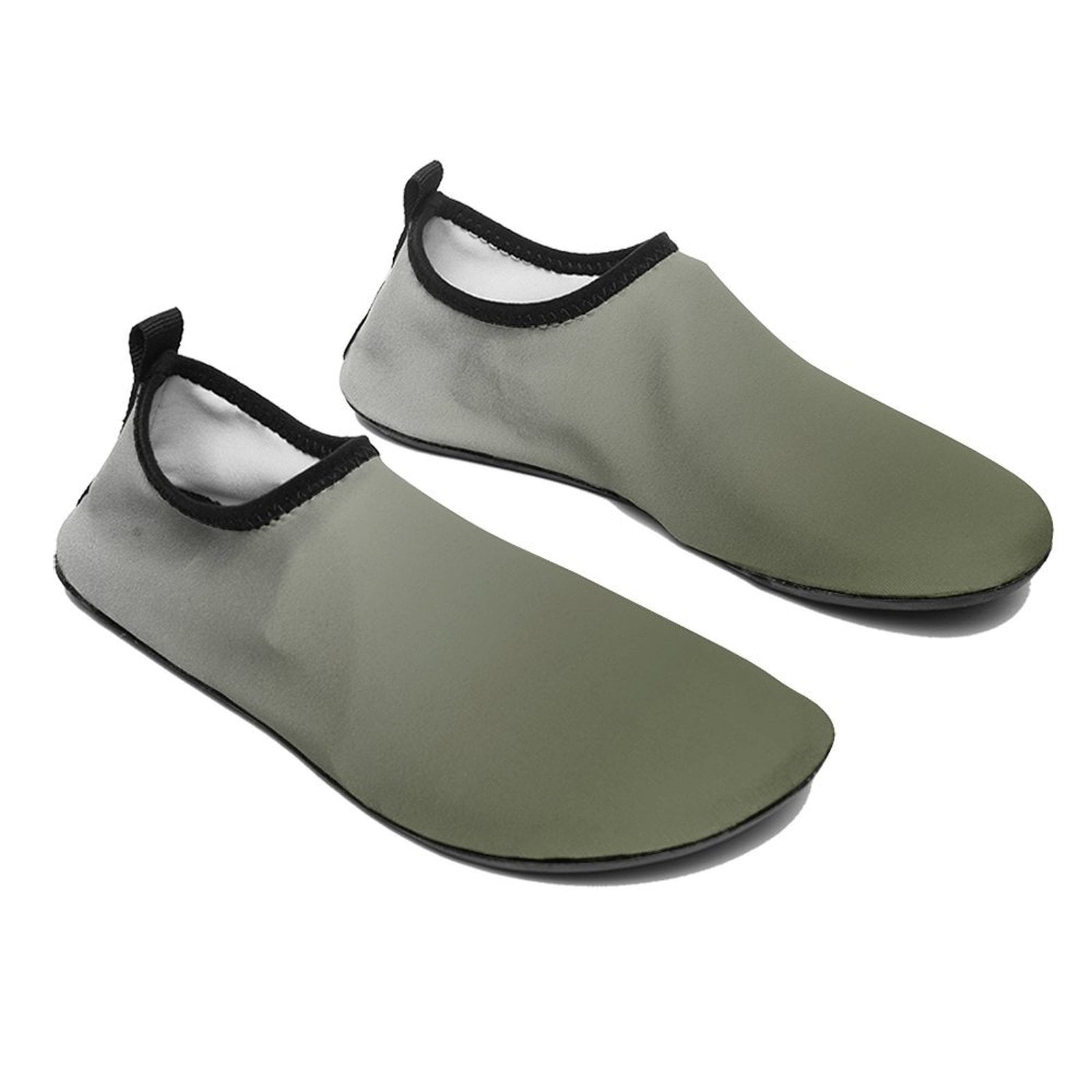 Sage Green Gradient Water Shoes Beach Slip-on Shoes for Men Women Swim ...