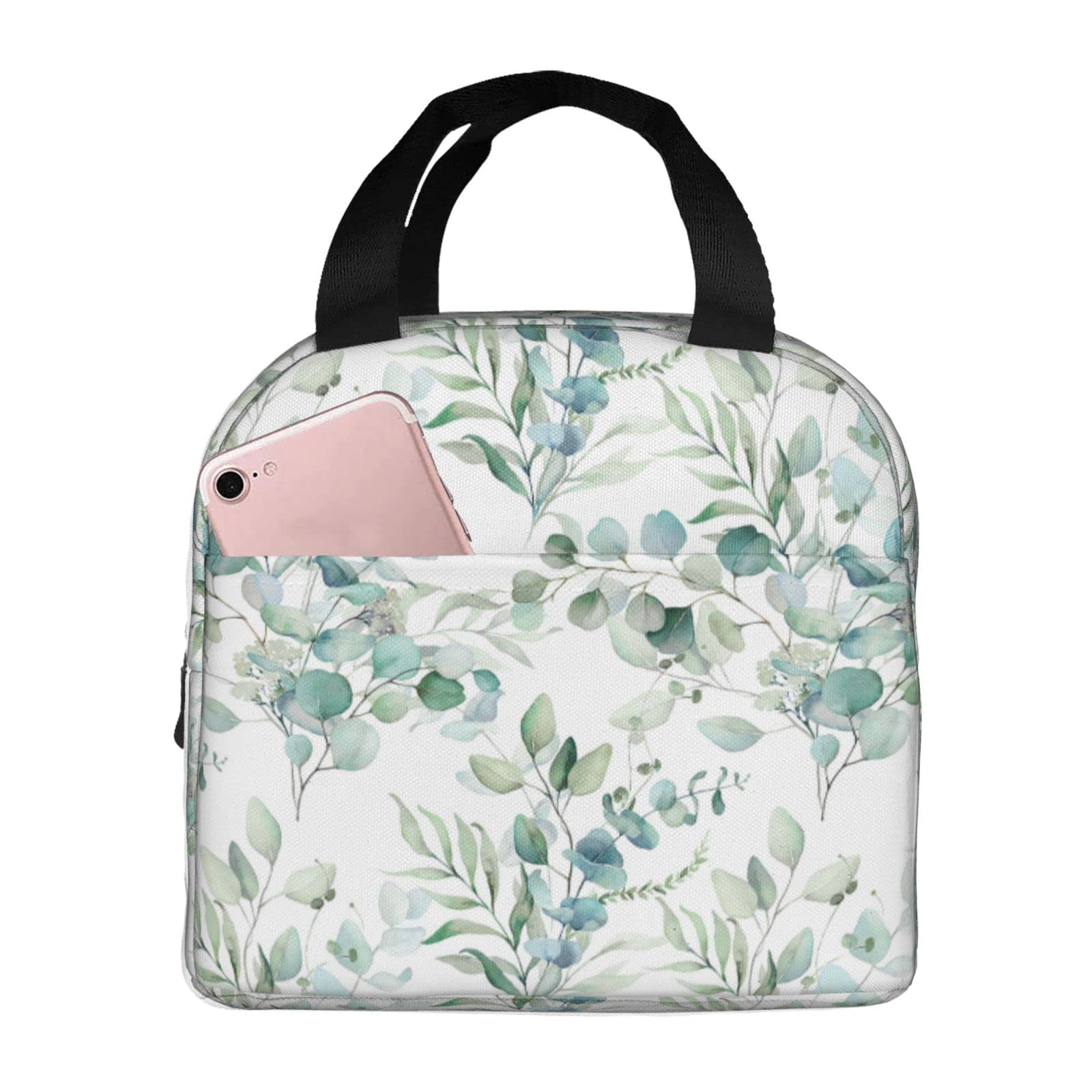 Sage Green Insulated Lunch Bag Spring Green Lunch Box, Cute Lunch Box ...